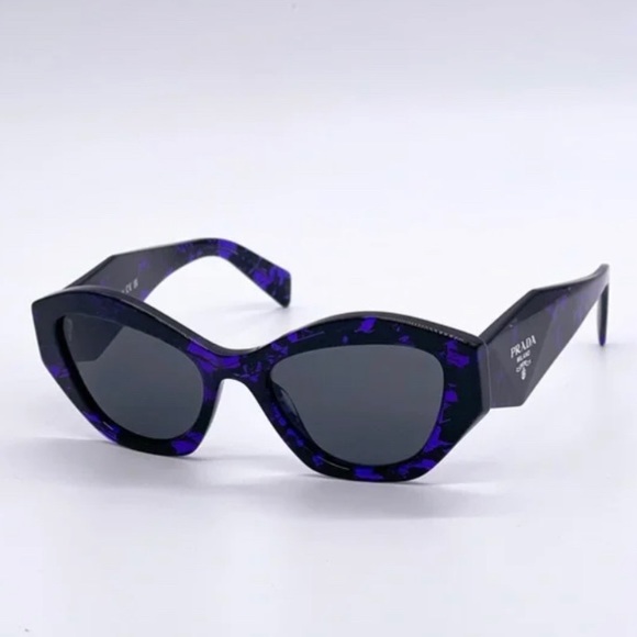 Prada | Accessories | New Prada Pr7ys 05v5s0 Womens Sunglasses Prada Spr07y Blue Eyewear Pr 07ys ...